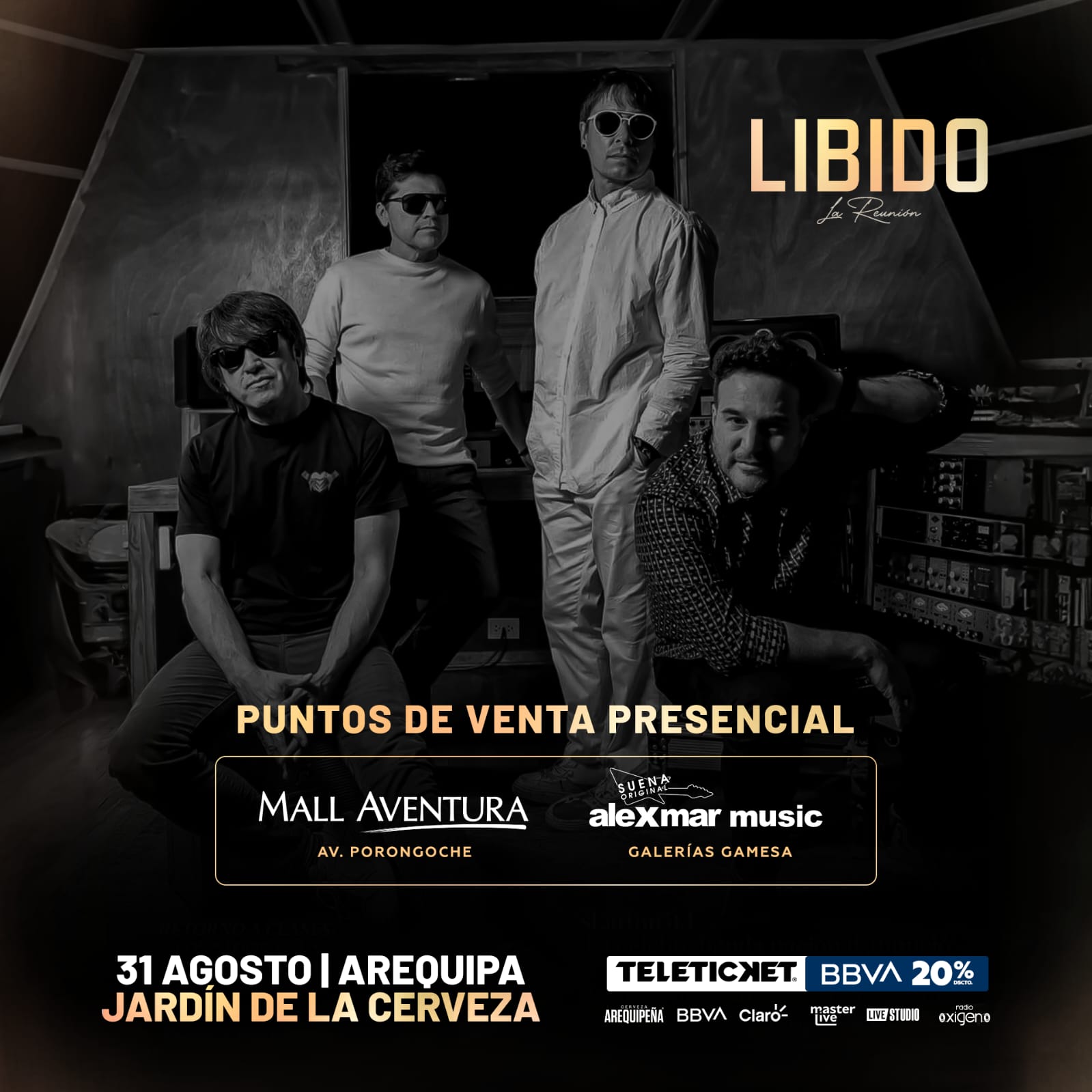 Libido hará vibrar hoy al público arequipeño en el Jardín de la Cerveza ...